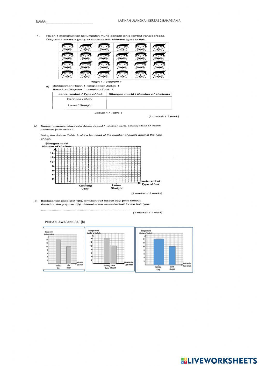 Latihan spm kerta2 kssm sns bhga worksheet | Live Worksheets
