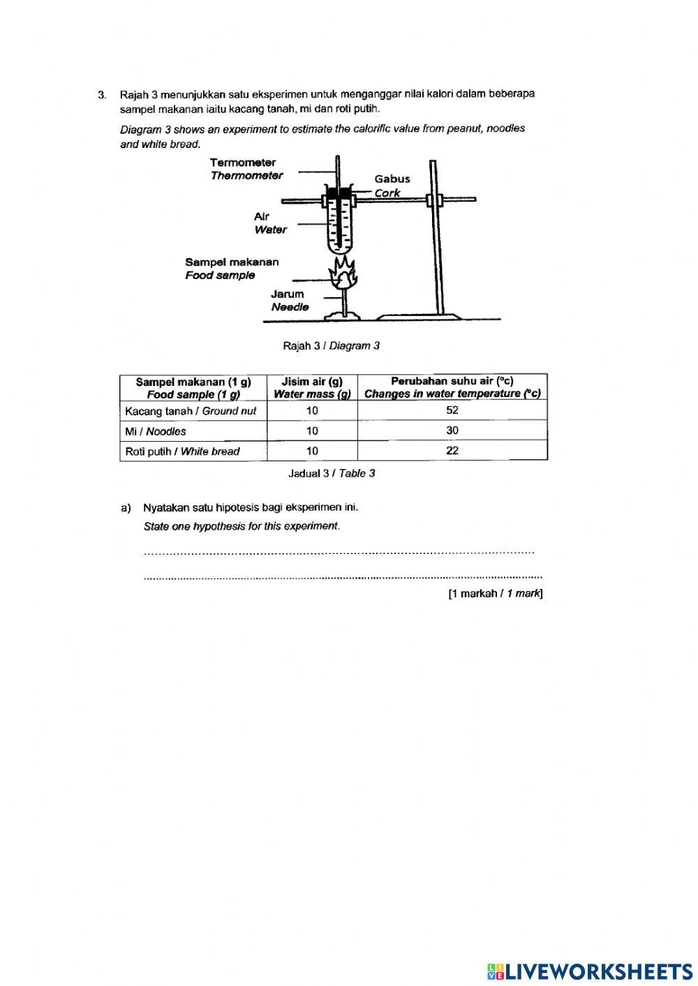 Latihan spm kerta2 kssm sns bhga worksheet | Live Worksheets