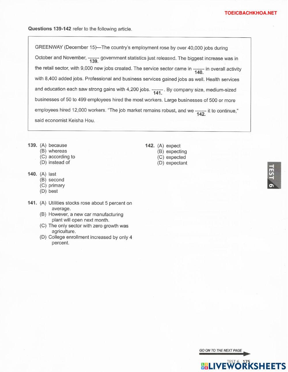 P6 | Live Worksheets