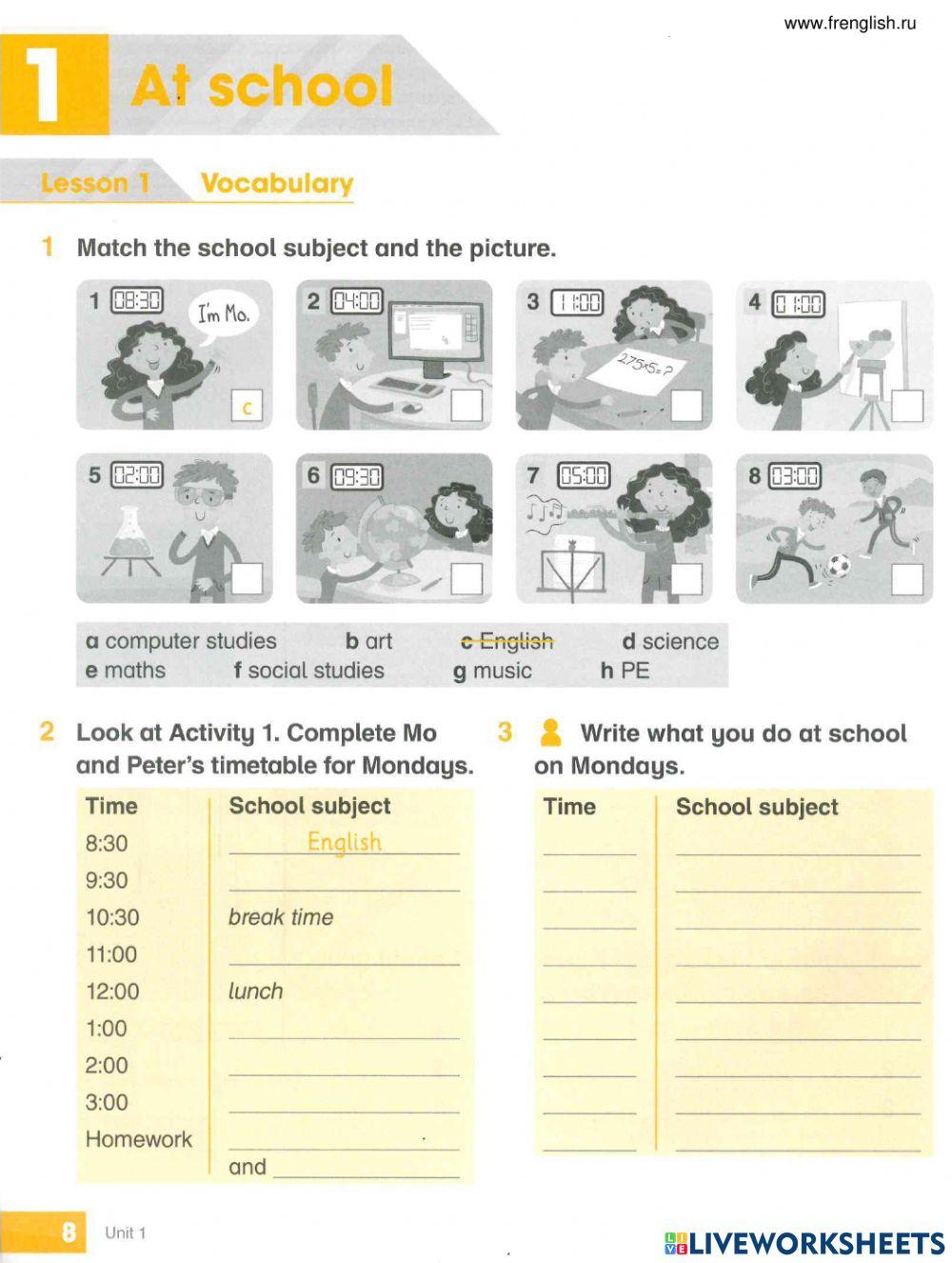 AS3 U1 Reading HW online exercise for | Live Worksheets
