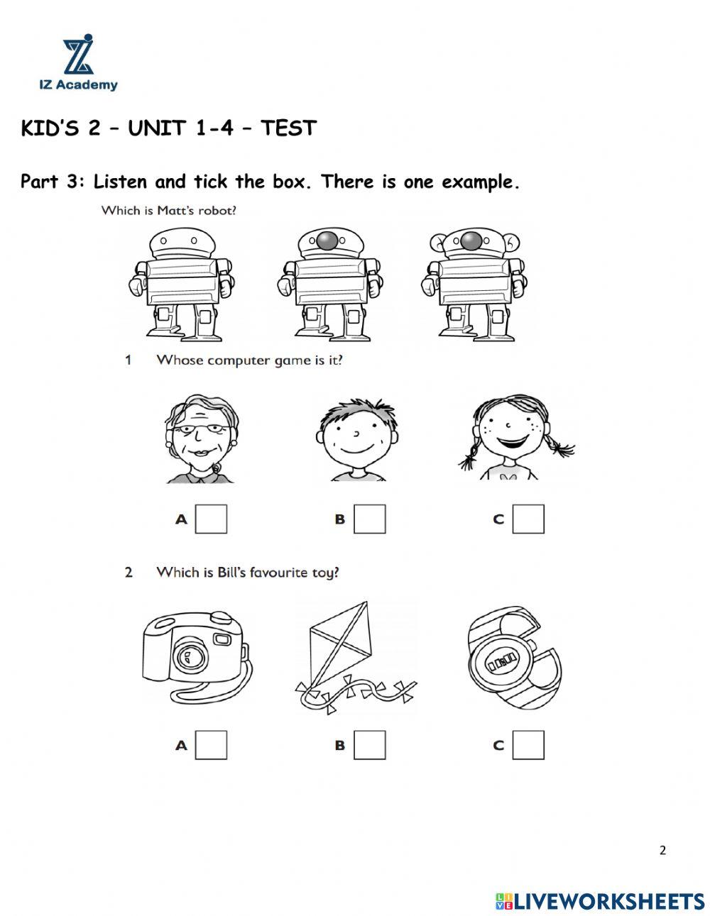 F&F2 - Test 1-2 - Unit 1-4 0301 | Minalee0718 | Live