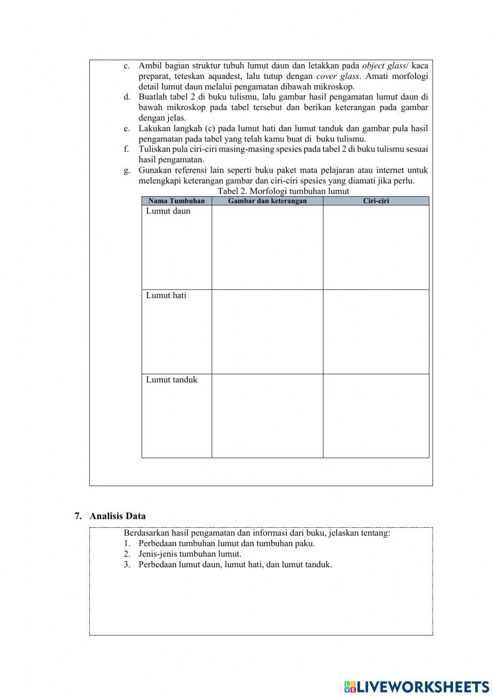 Tumbuhan kormofita dan talofita 2284139 | Aulia Hermaa