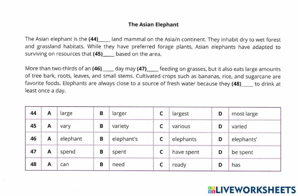 Use of English Extra 2-7 worksheet | Live Worksheets