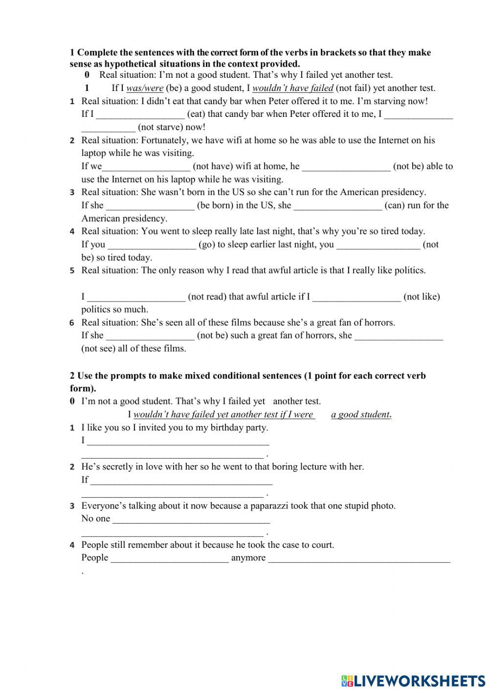 Grammar 6.5 B 0639 | anichkash | Live Worksheets