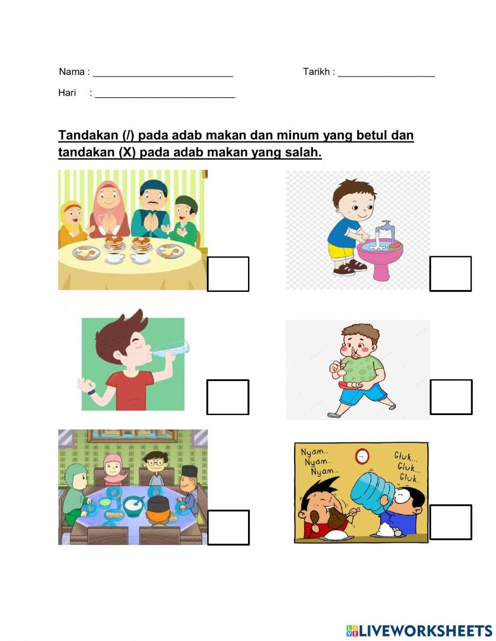 ADAB MENUNTUT ILMU Online Exercise For Live Worksheets, 47% OFF