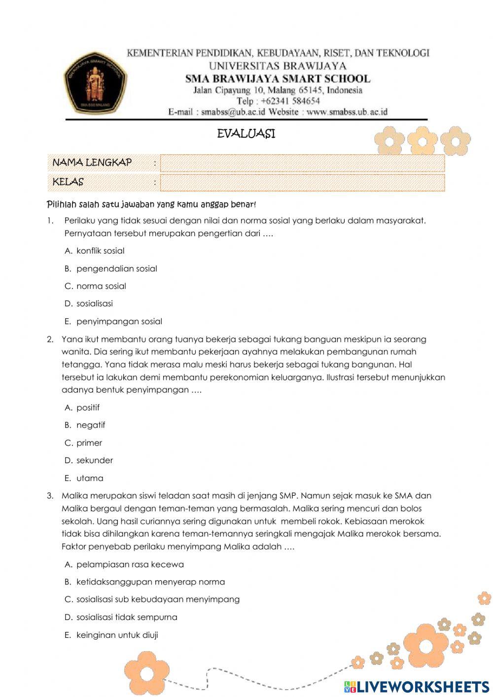 Febrian Ika Lestari | Penyimpangan Sosial 2286178