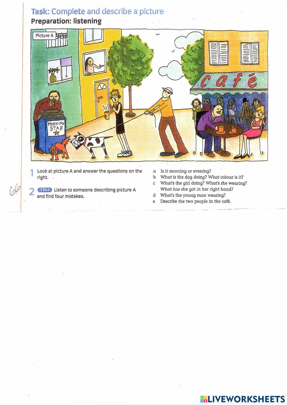 5378370 | LISTENING-DESCRIBE A PICTURE | Markéta