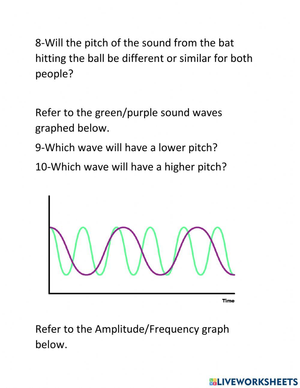 Waves and Energy Retest assignment worksheet | Live Worksheets