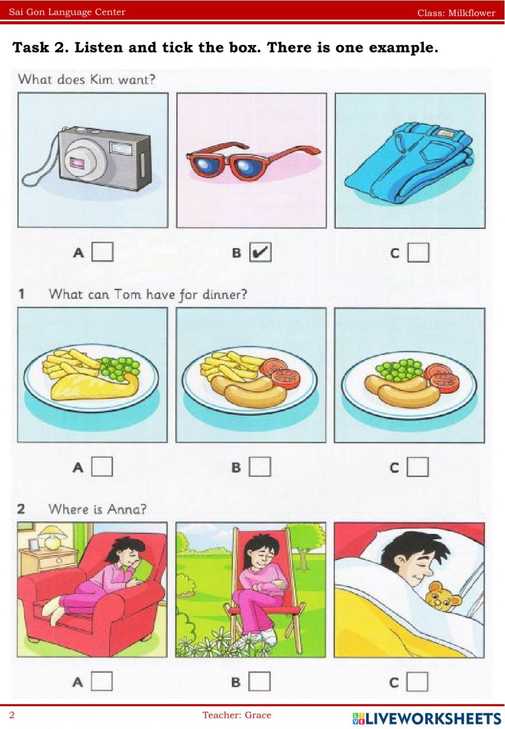 FFs 2-Unit 7 online worksheet for FFs2 | Live Worksheets