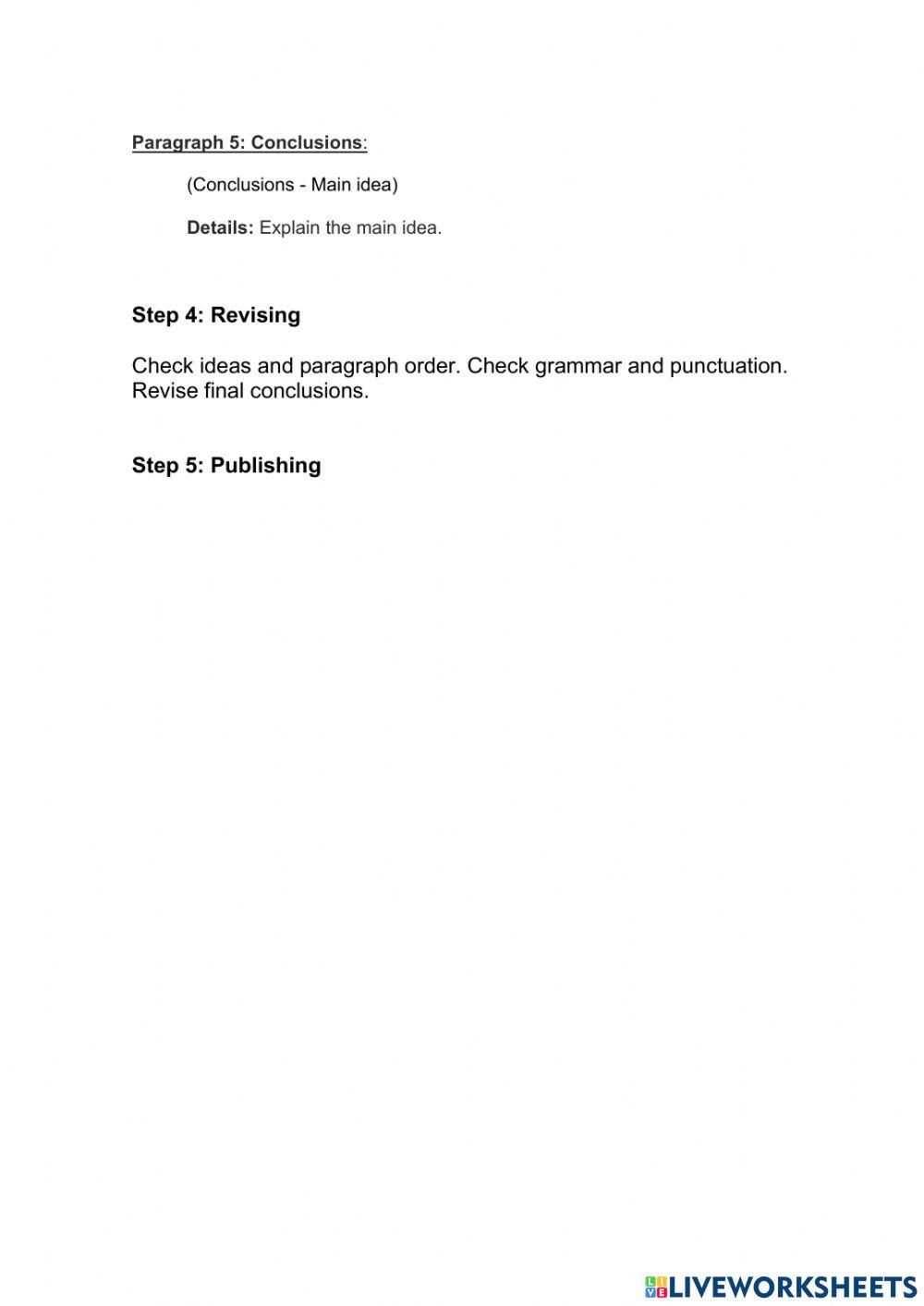 Informative Wri… | Free Interactive Worksheets | 2287584