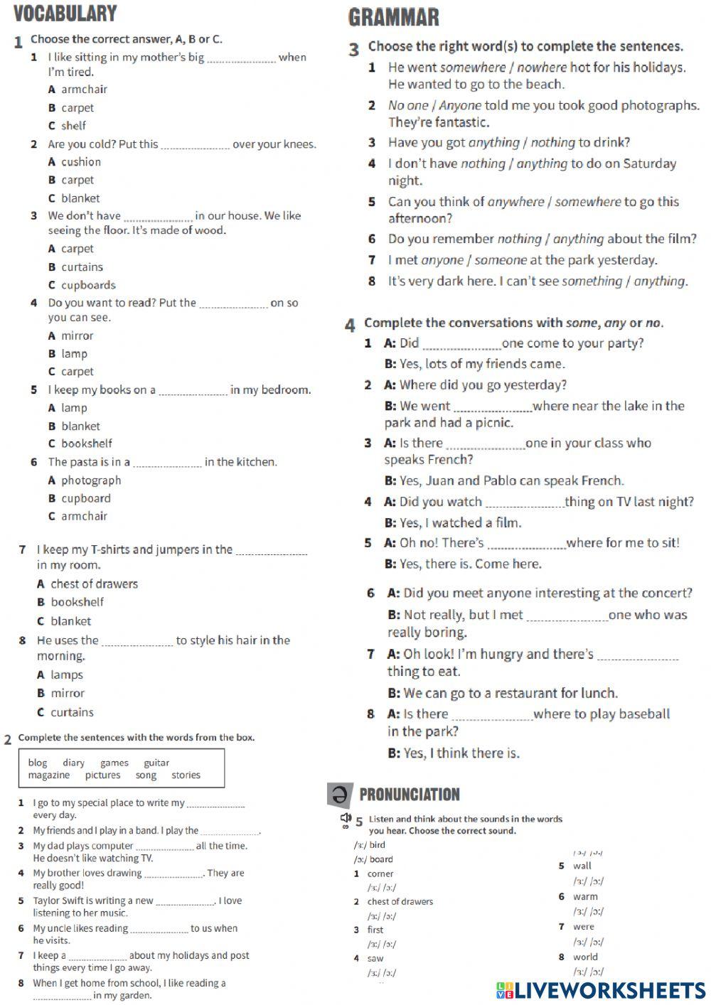 Unit 8 | Free Interactive Worksheets | 2287867