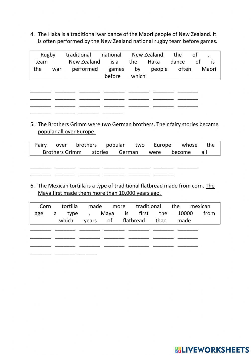 IE3, Unit 8, Grammar and Vocabulary, Exercise 6 worksheet | Live Worksheets