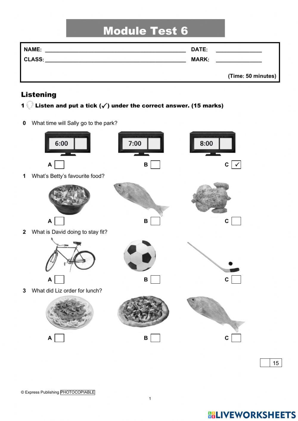 i5 3 test6 online exercise for | Live Worksheets i5 3 test6 online exercise for | Live Worksheets