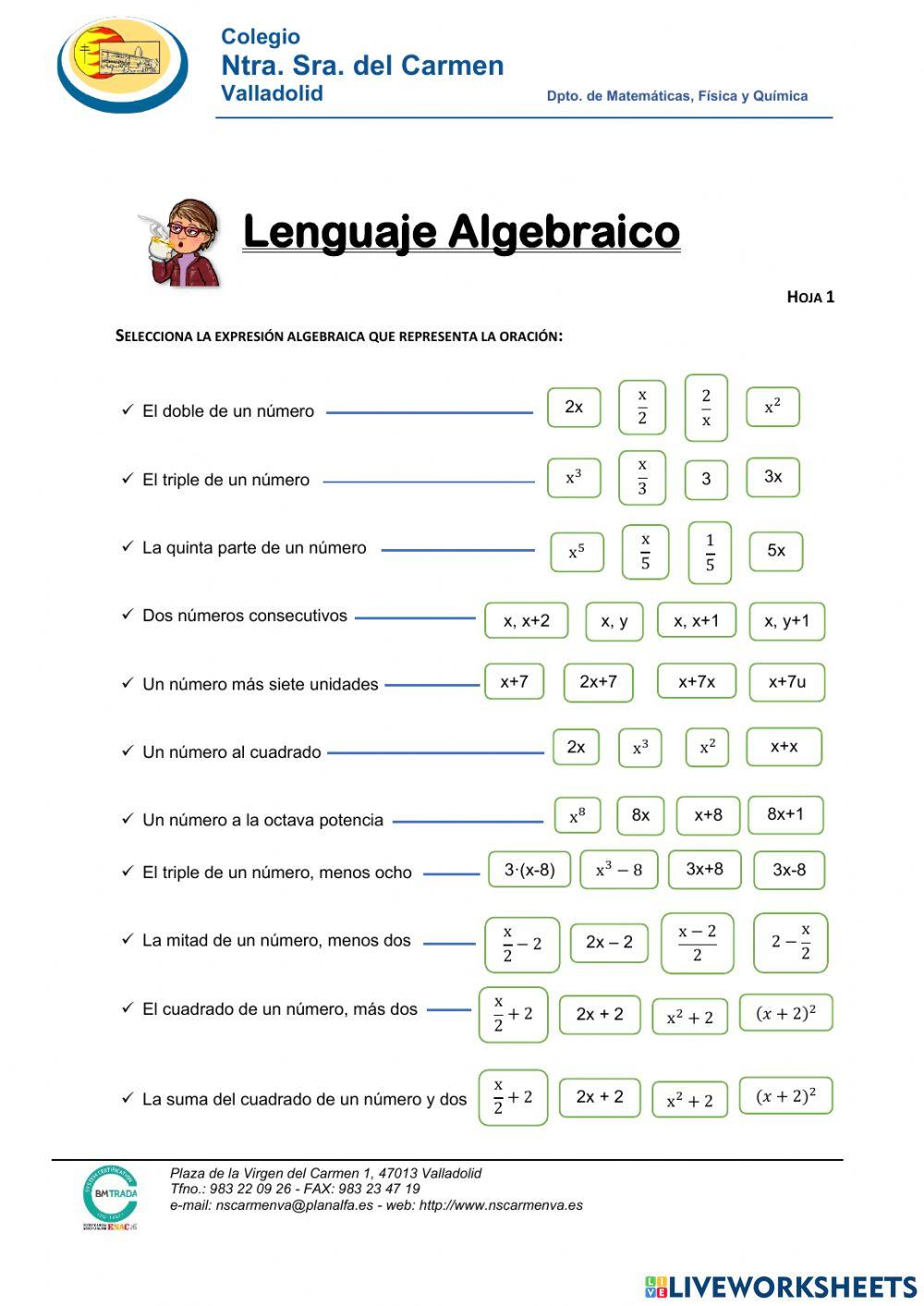 2306340 | Lenguaje algebraico-1 | Graciarg