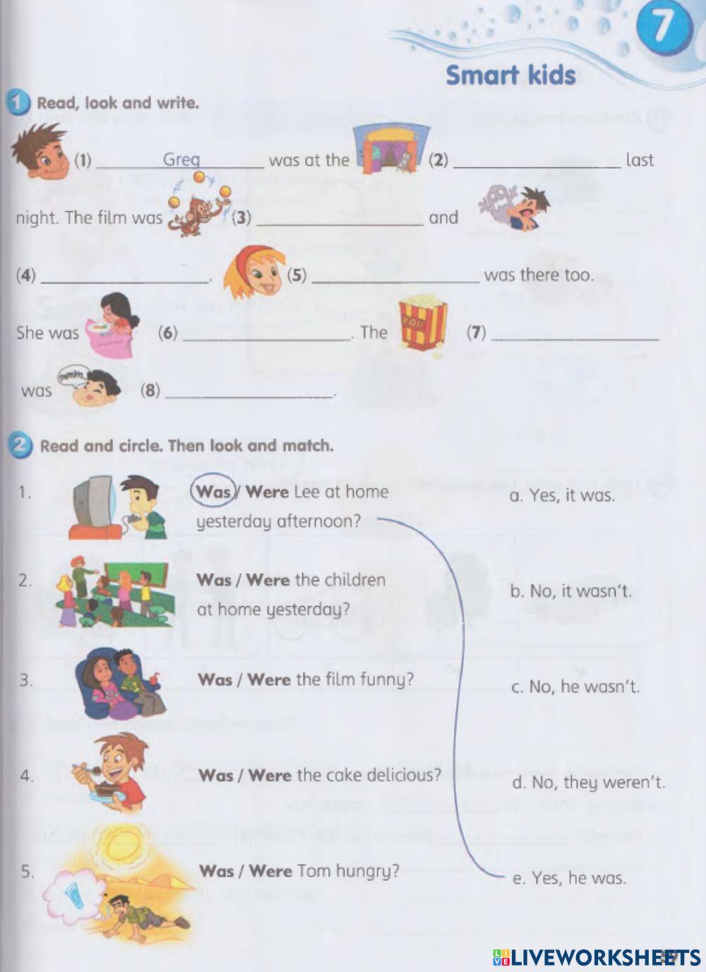 SJ 3 Module 7 Smart kids worksheet | Live Worksheets