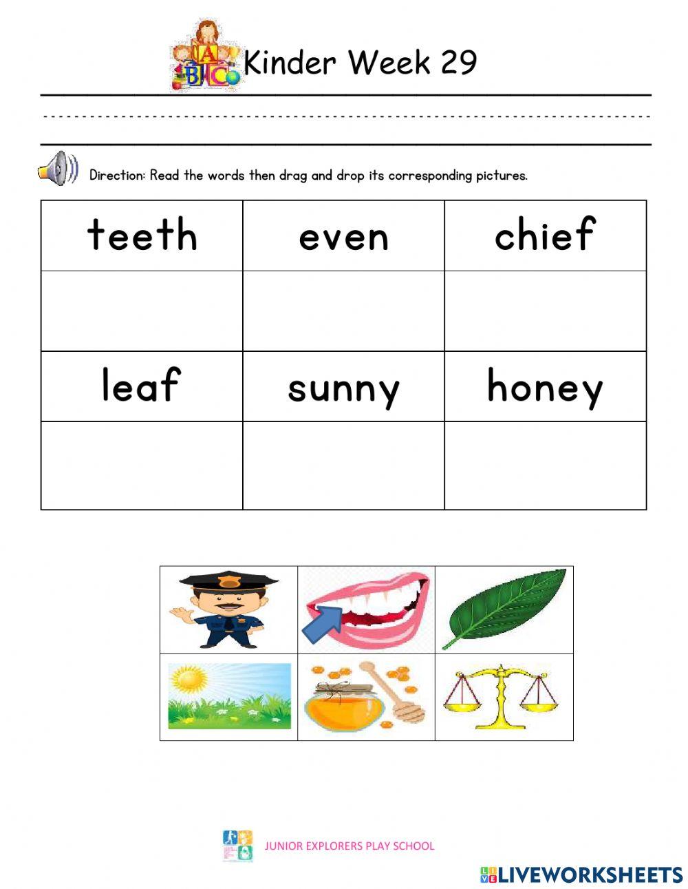 Summative Assessment Kinder Week 29m 2314497