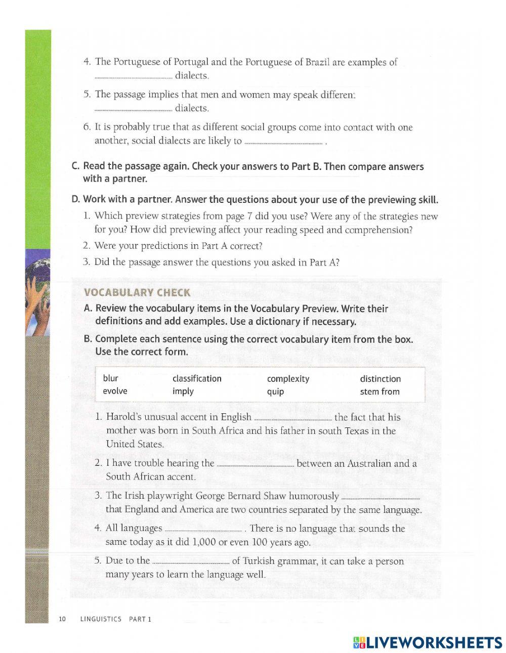 lesson 1 vocab 1.2 2560840 | DucMinh2212 | Live