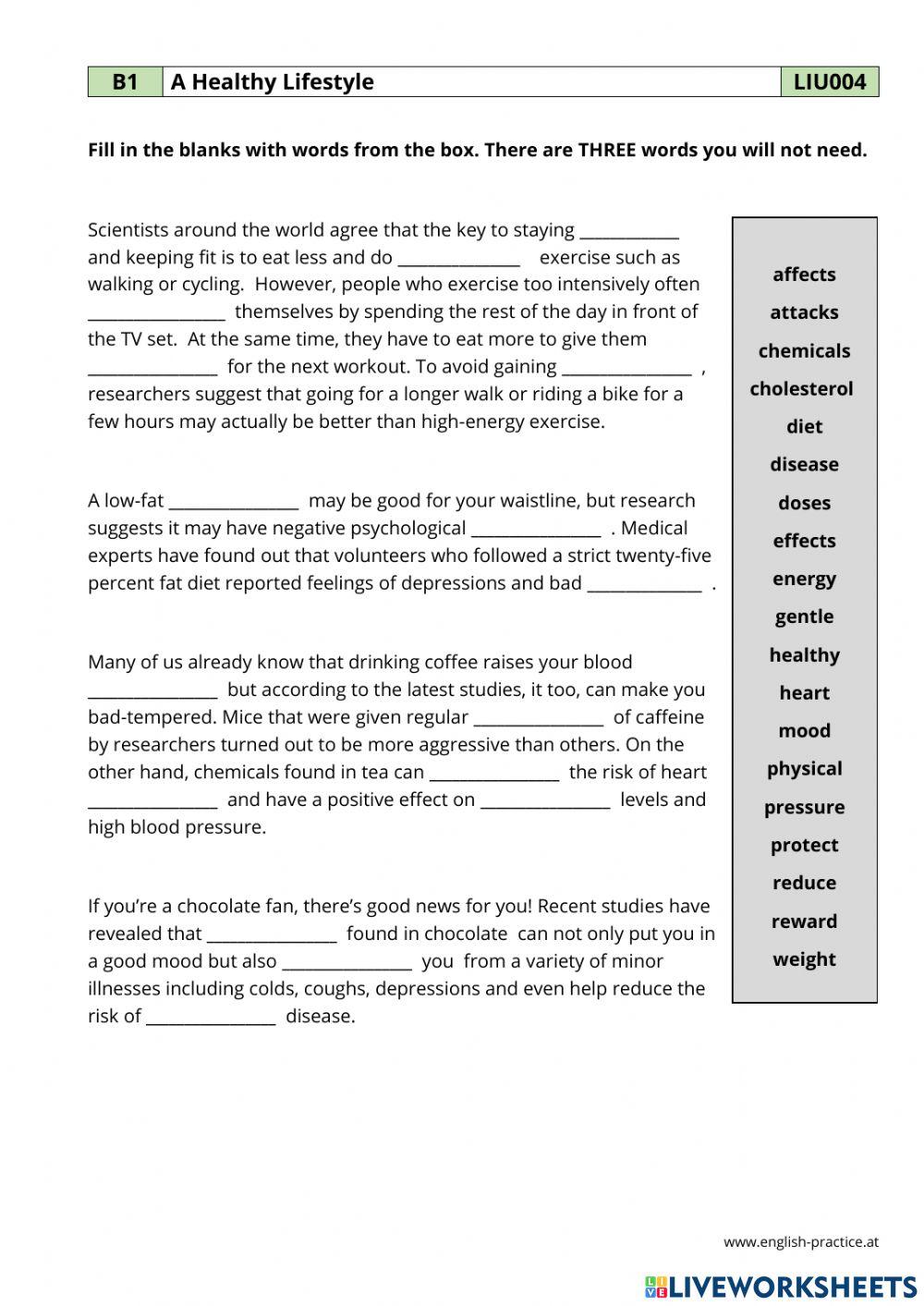 Vocabulary Exercise 1 1008 | bonnie81 | Live