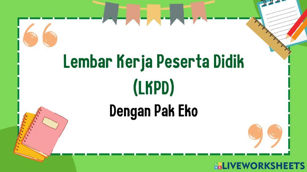 LKPD Informasi Penting bacaan worksheet | Live Worksheets