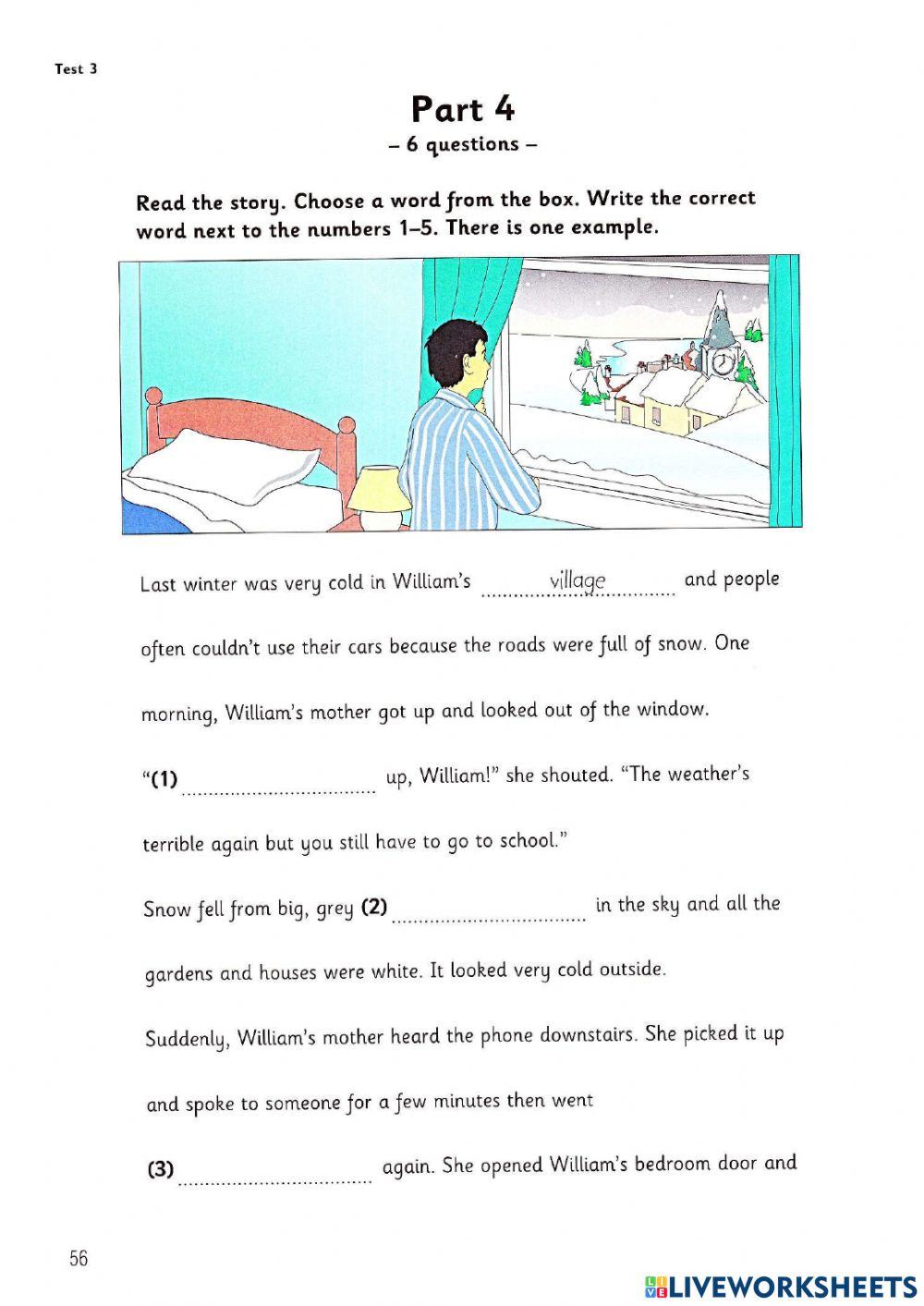 Flyer 6-Test 3-Reading and writing 2562686