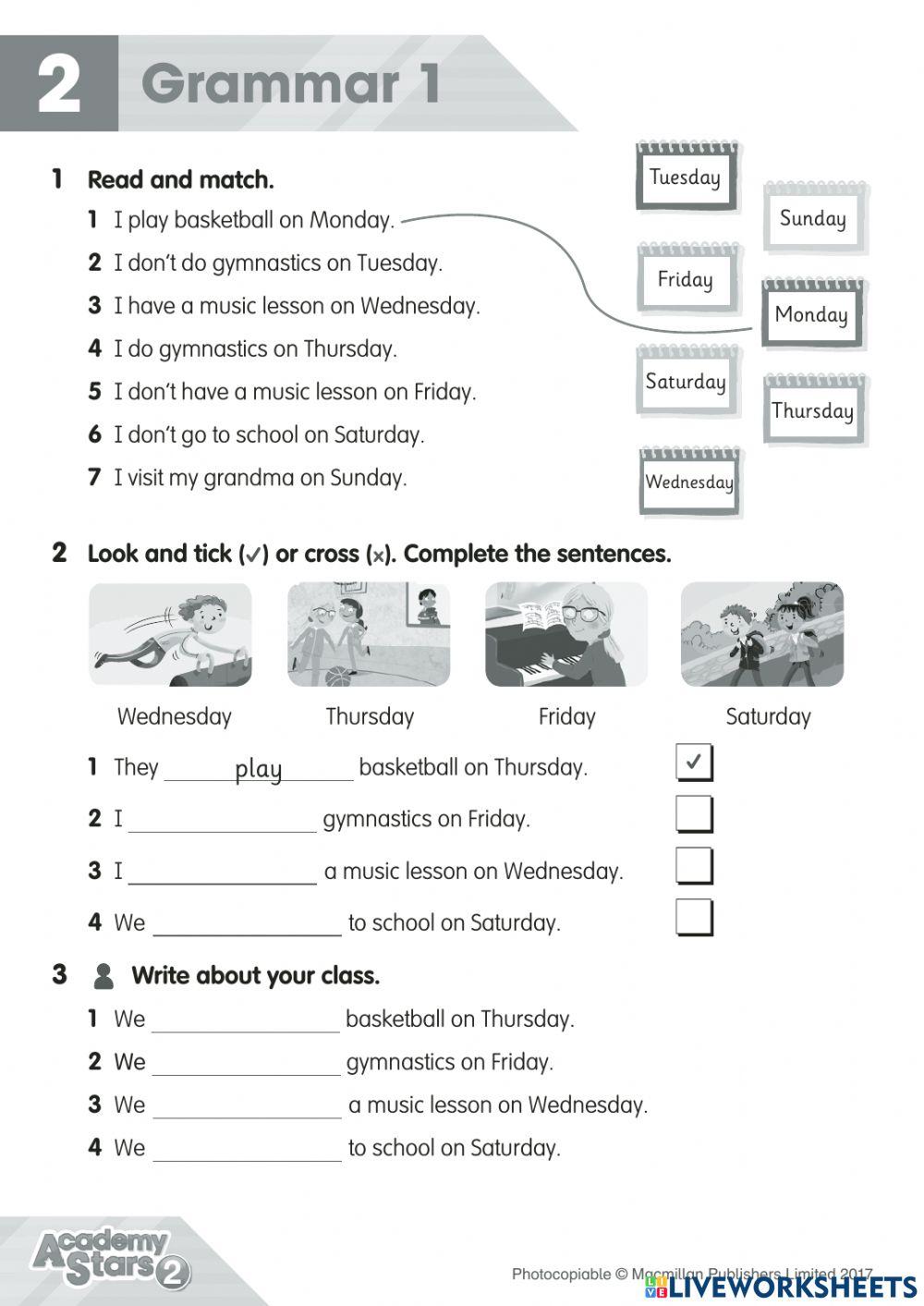 AS2-TRC2-U2-03-Grammar 1 online exercise for | Live Worksheets