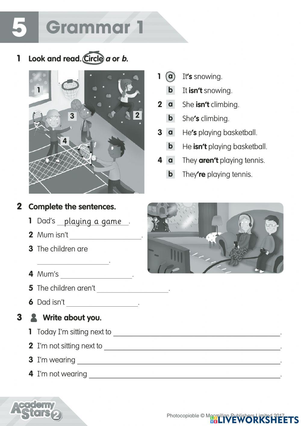 AS2-TRC2-U5-03-Grammar 1 online exercise for | Live Worksheets