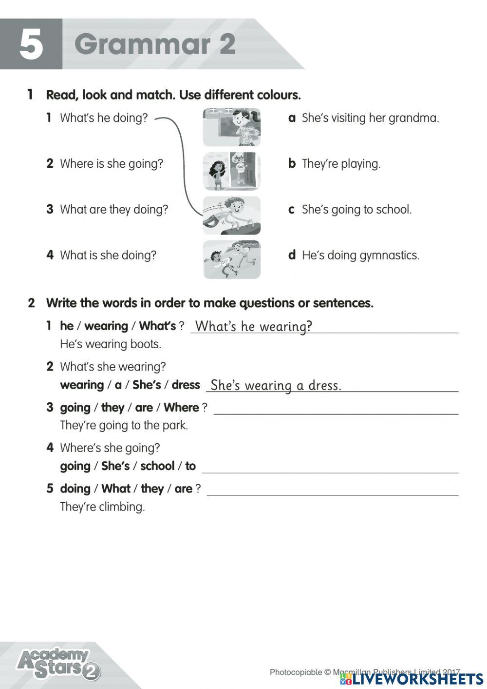 AS2-TRC2-U5-04-Grammar 2 online exercise for | Live Worksheets