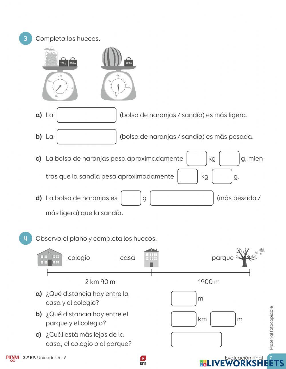 repaso prueba | Free Interactive Worksheets | 4254746