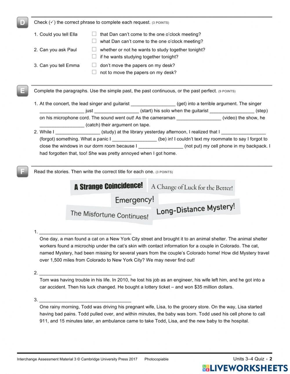 5383509 | QUIZ UNITS 3-4-GU 4A-INTER | Yumircgm