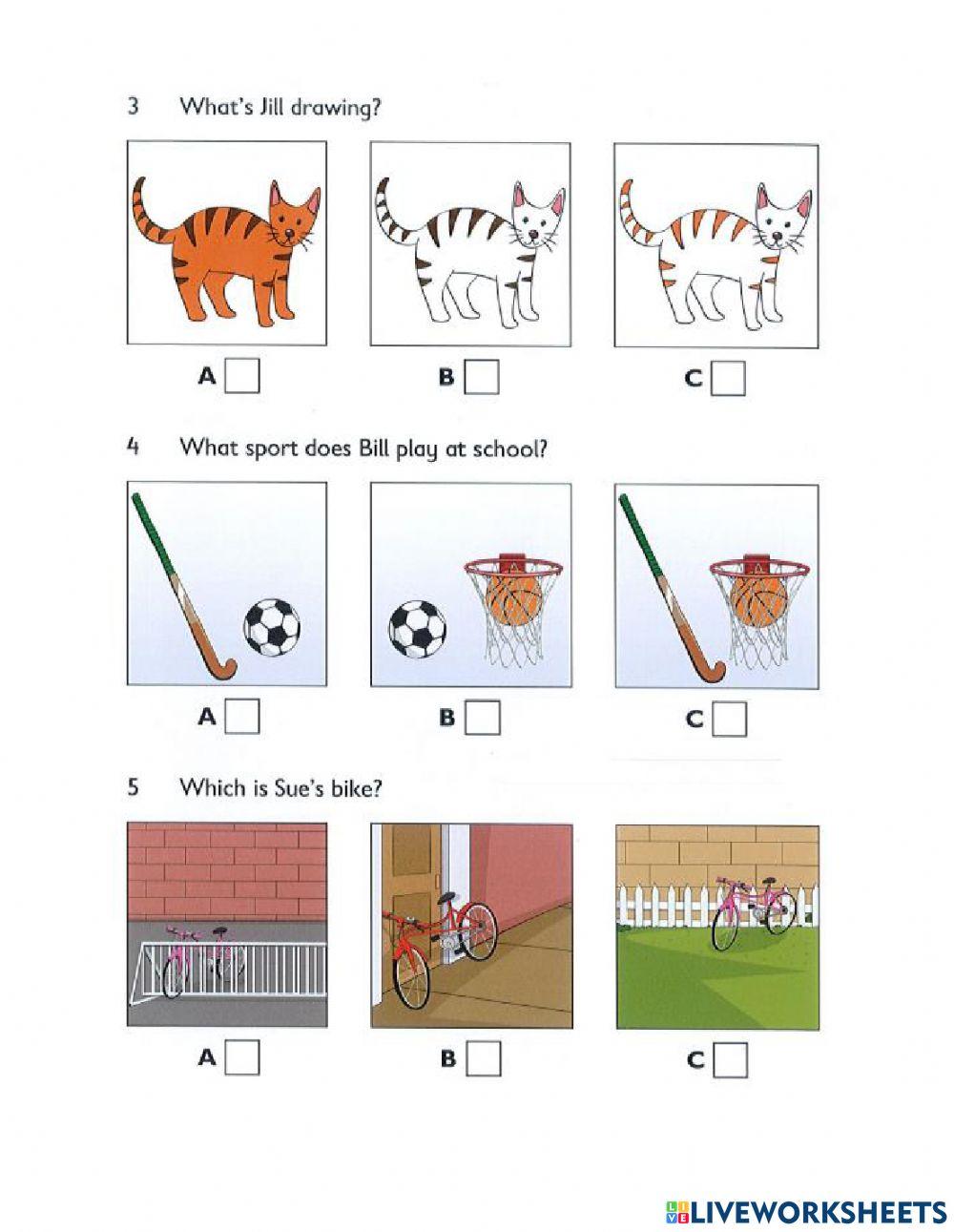 Level-2 Test-2 (Super Minds) online exercise for | Live Worksheets