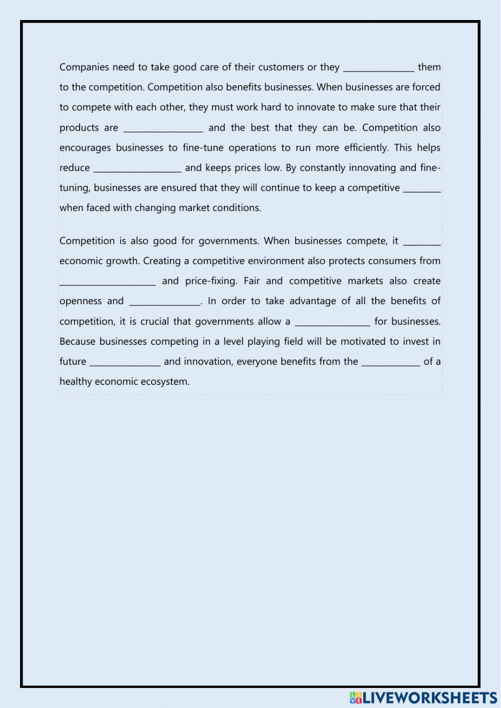 Michele Leimbacher | The Benefits of Competition 2321778