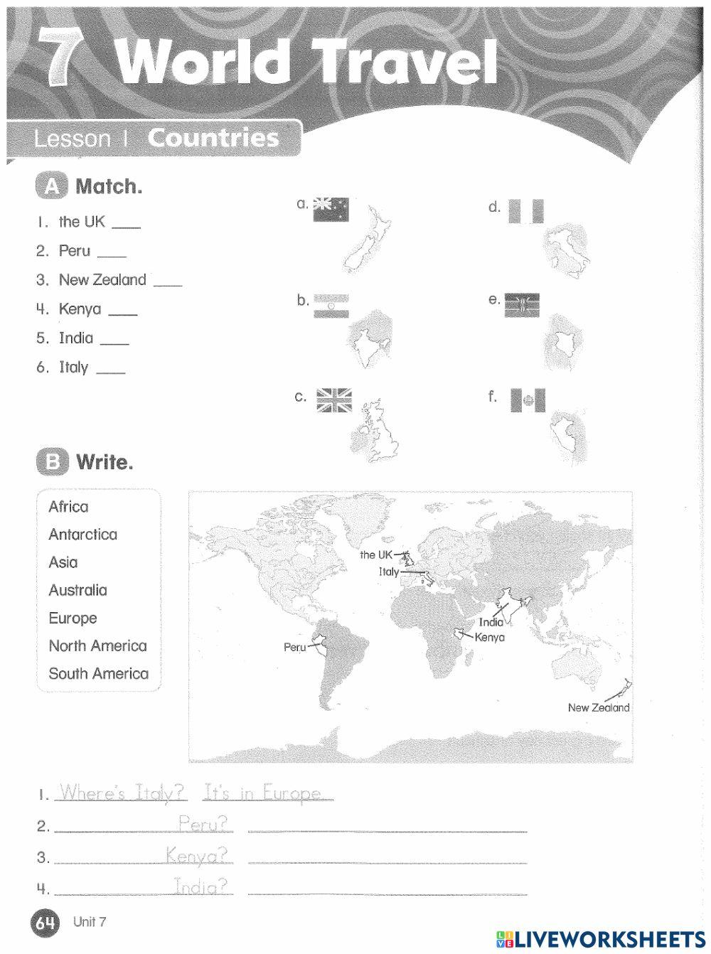 Up5 u7 l1 worksheet | Live Worksheets