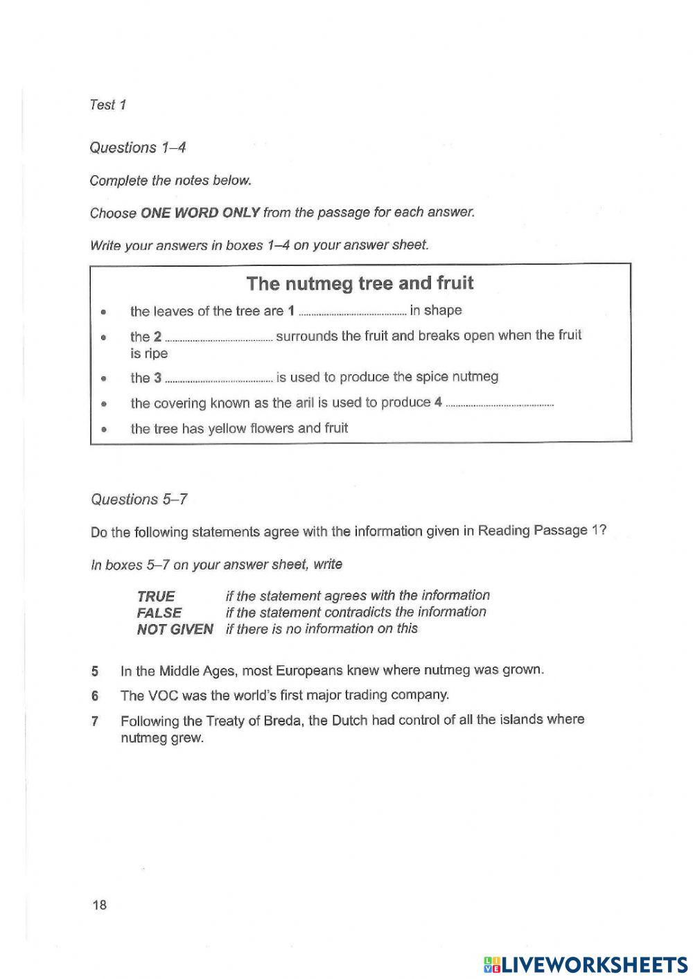2322118 | Ielts cambridge 15 - reading test 1 - part 1