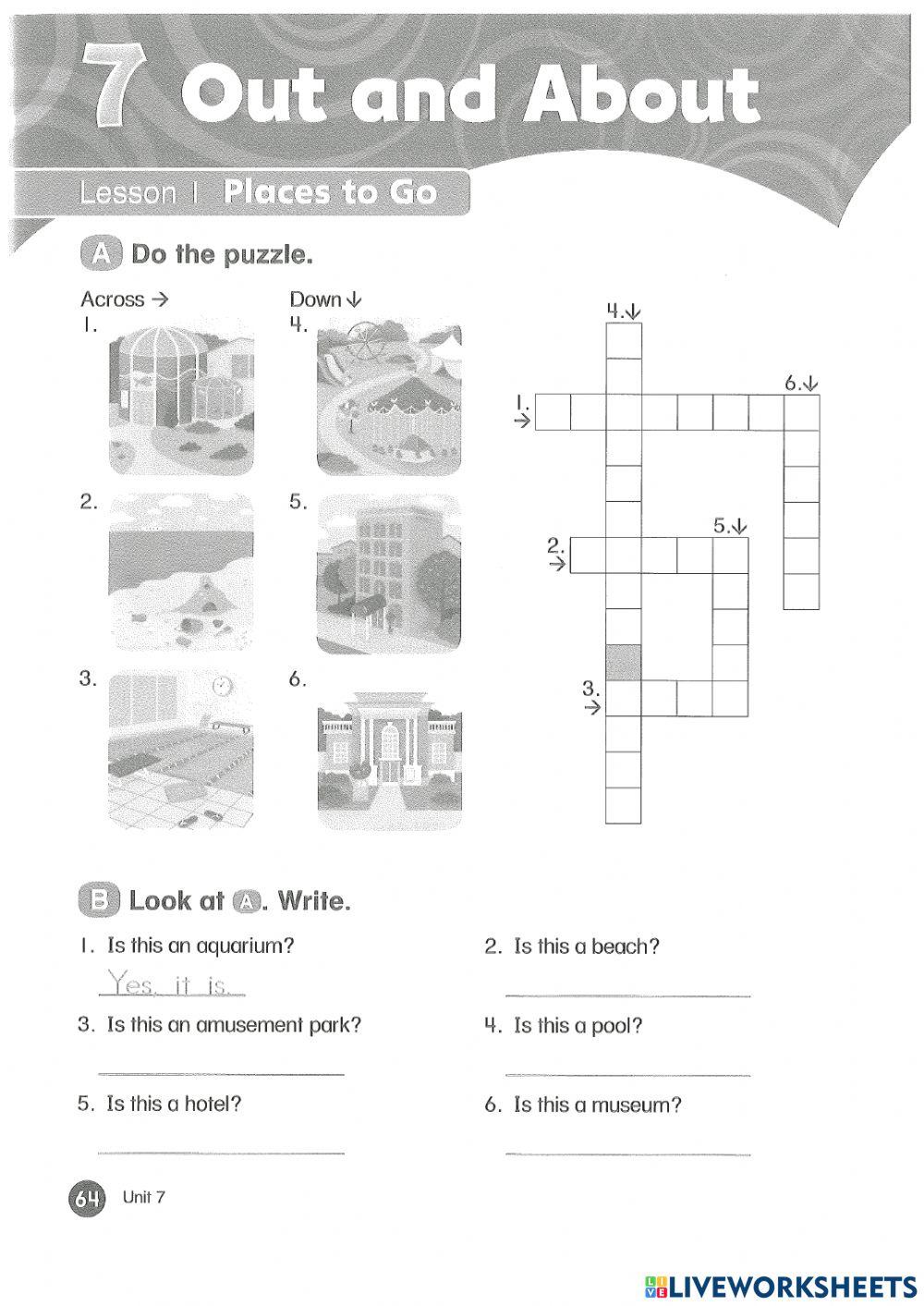 Up 3 u7 l1 worksheet | Live Worksheets