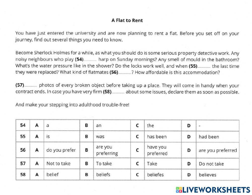 Use of English Extra 3-1 worksheet | Live Worksheets