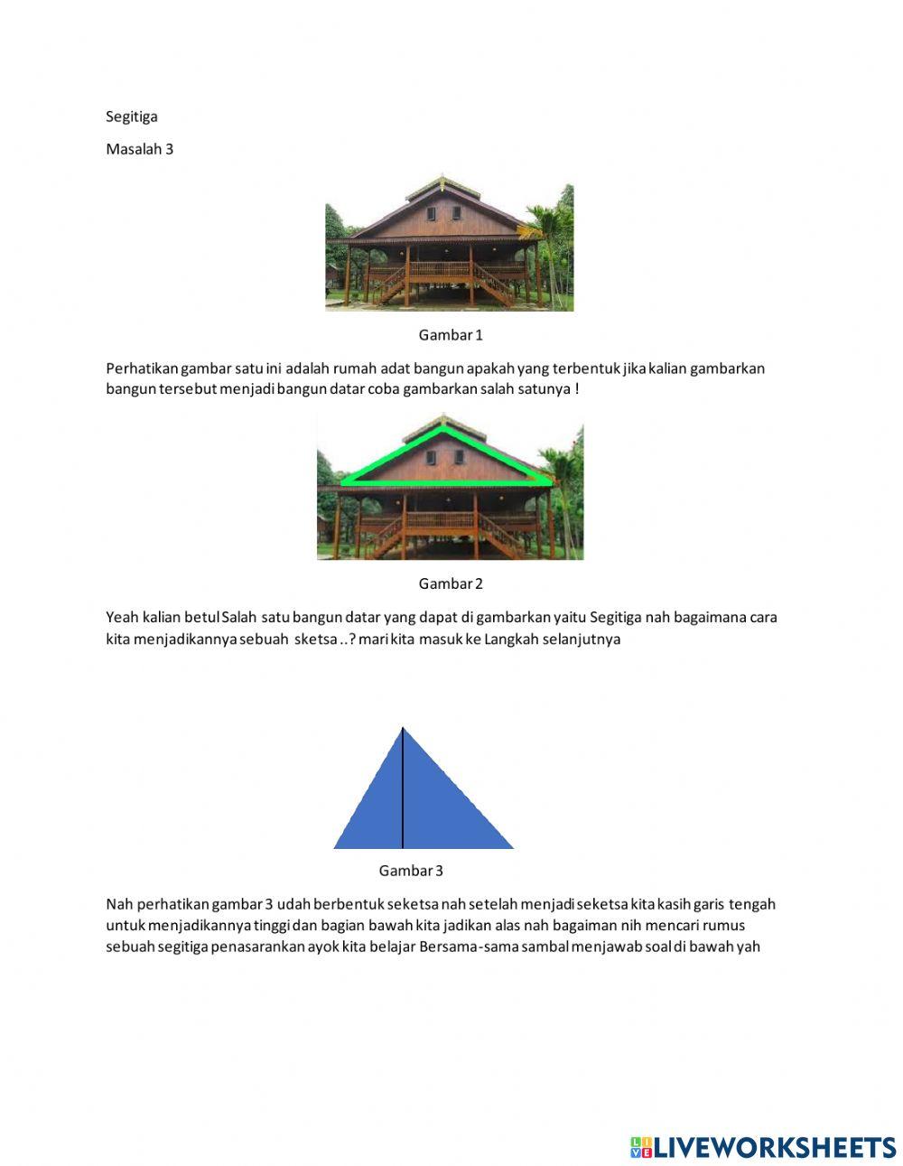 Segitiga Matematika worksheet | Live Worksheets