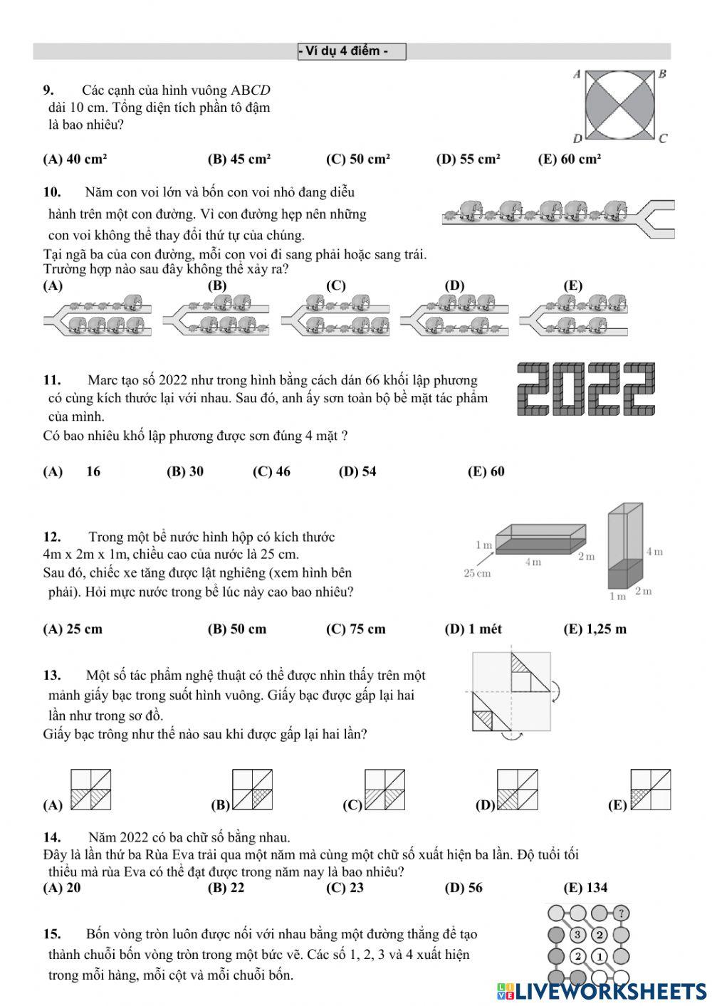 Ikmc. lv2. worksheet | Live Worksheets