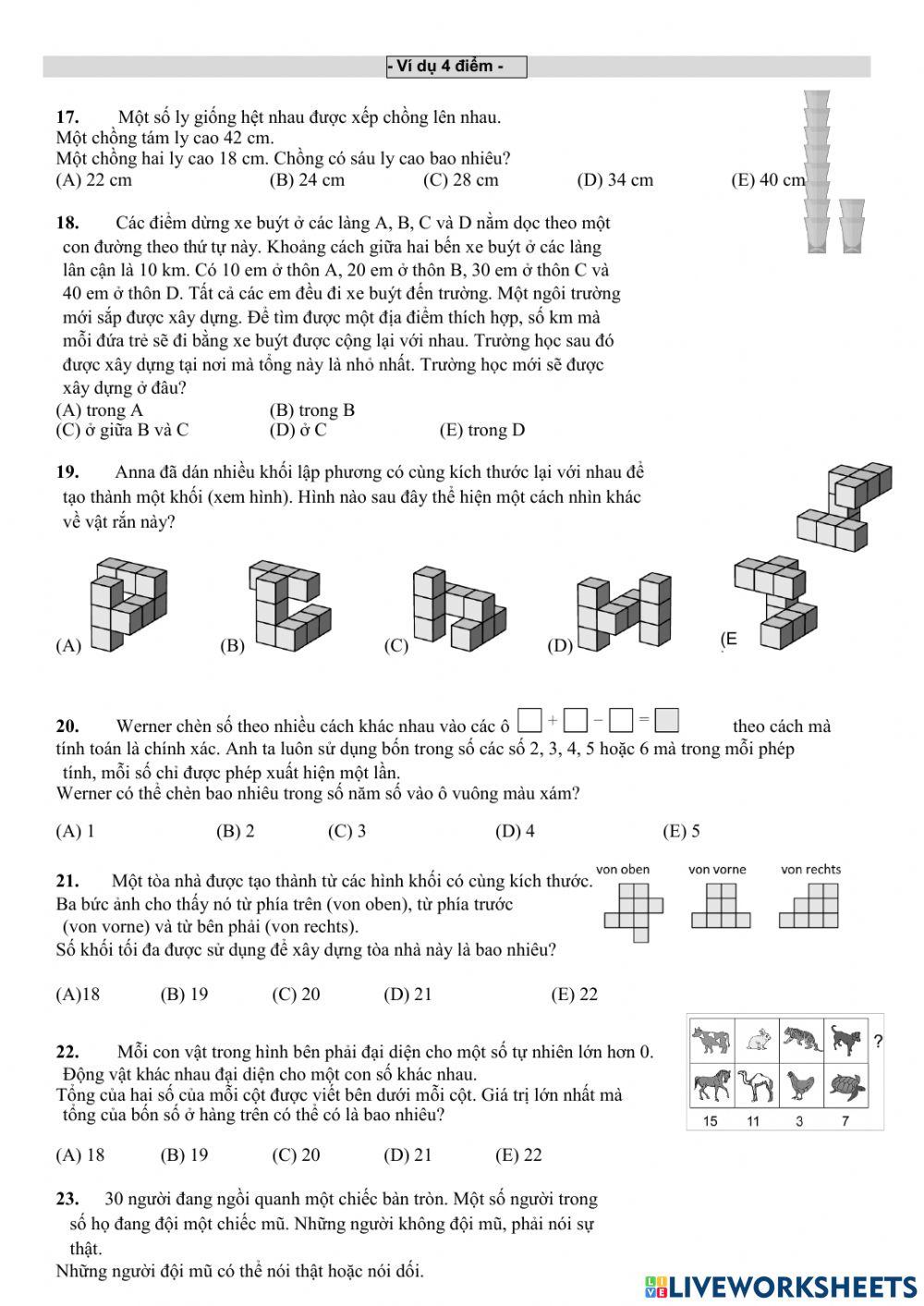 Ikmc. lv2. worksheet | Live Worksheets