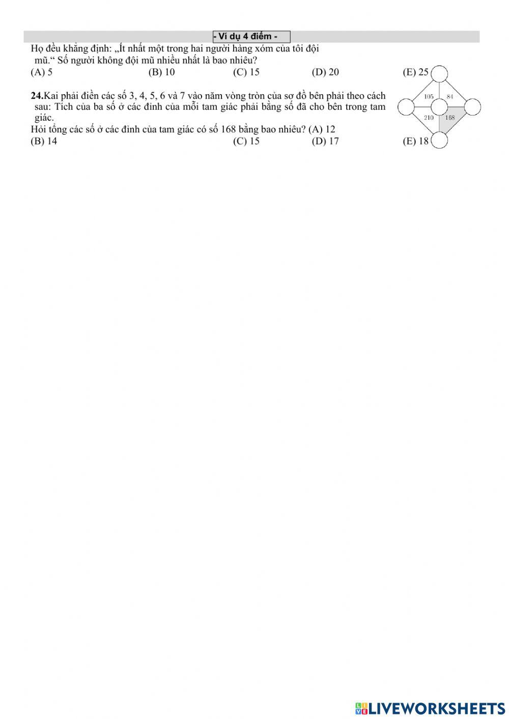 Ikmc. lv2. worksheet | Live Worksheets