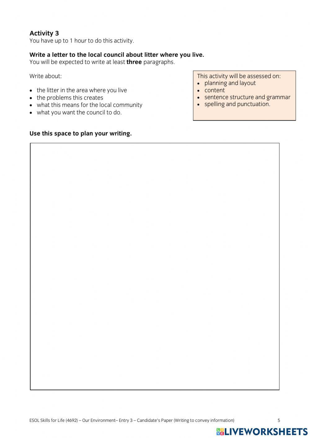 5383982 | Entry 3 practice paper writing | sadafdin1