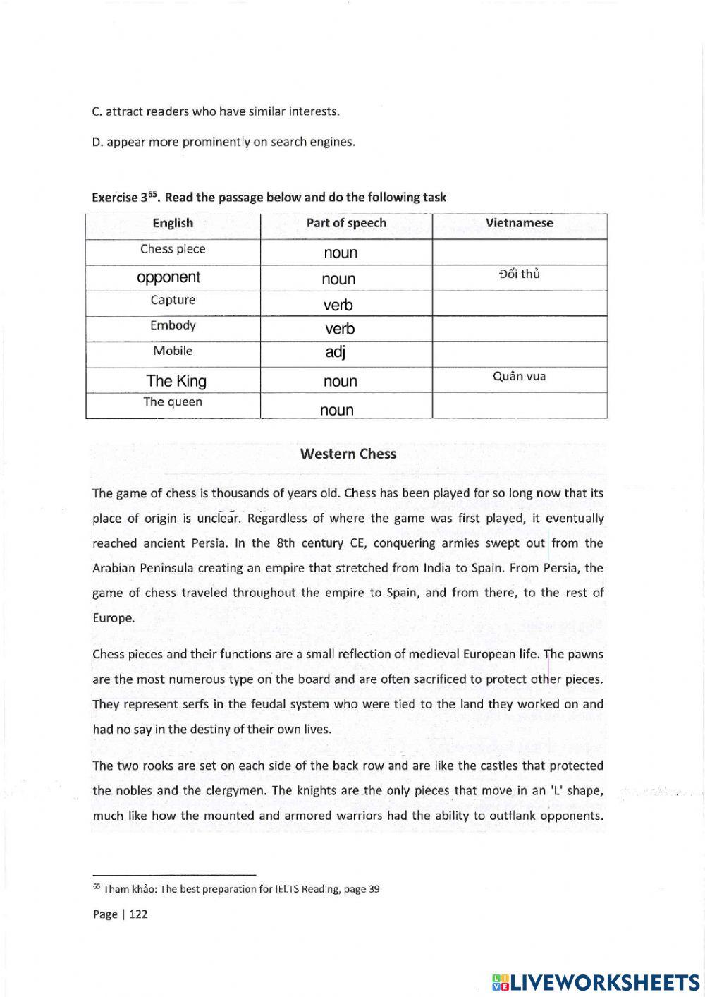 Unit 5 - reading - multiple choice pre 2325275 | Lindy