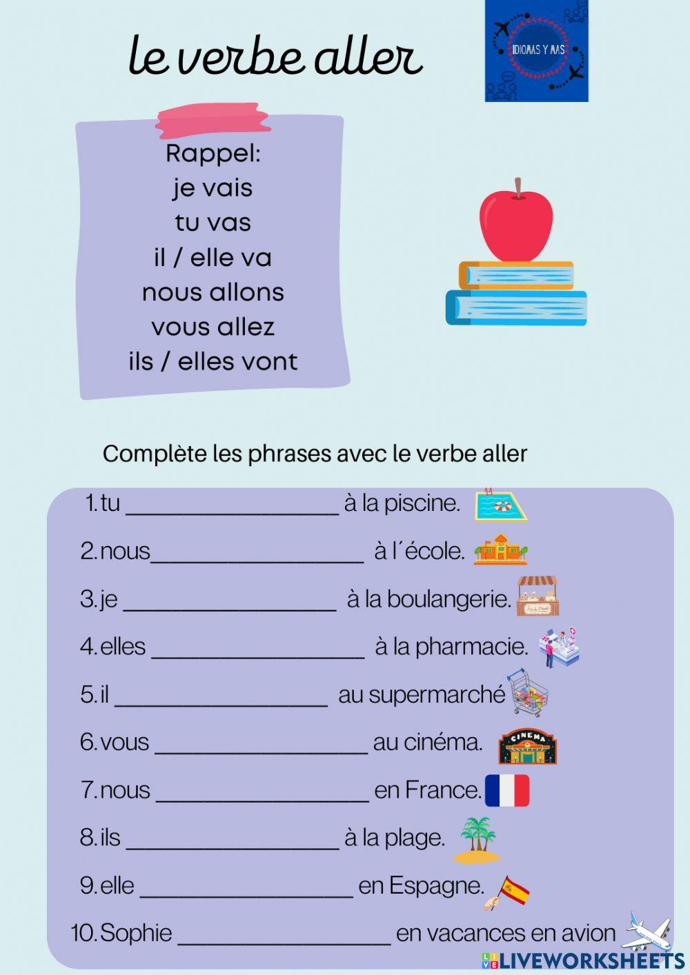 2325260 Verbe Aller Ariana Islas LiveWorksheets 2325260-verbe-aller-ariana-islas-liveworksheets