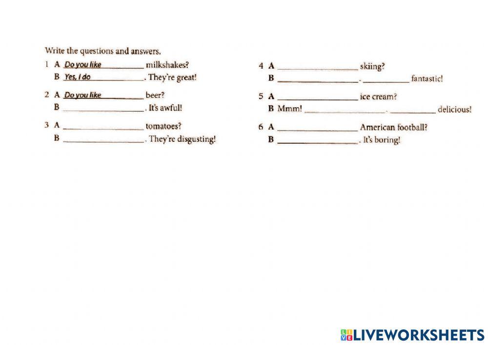 HeWa-Unit5-HW1 worksheet | Live Worksheets