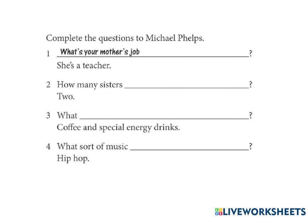 HeWa-Unit5-HW1 worksheet | Live Worksheets