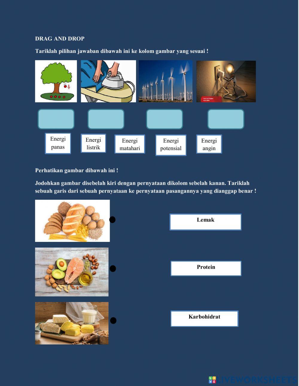 LKPD IPA - ENER… | Free Interactive Worksheets | 2327219