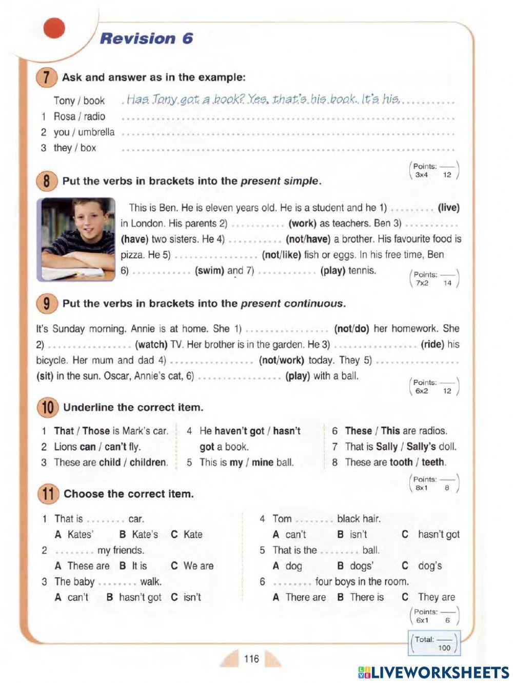 rev6 interactive worksheet | Live Worksheets