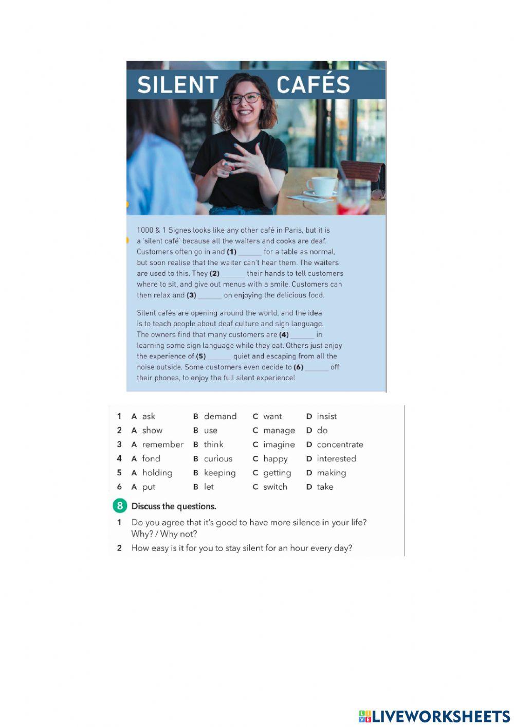 B1 practice | elena santiago bago | Live Worksheets