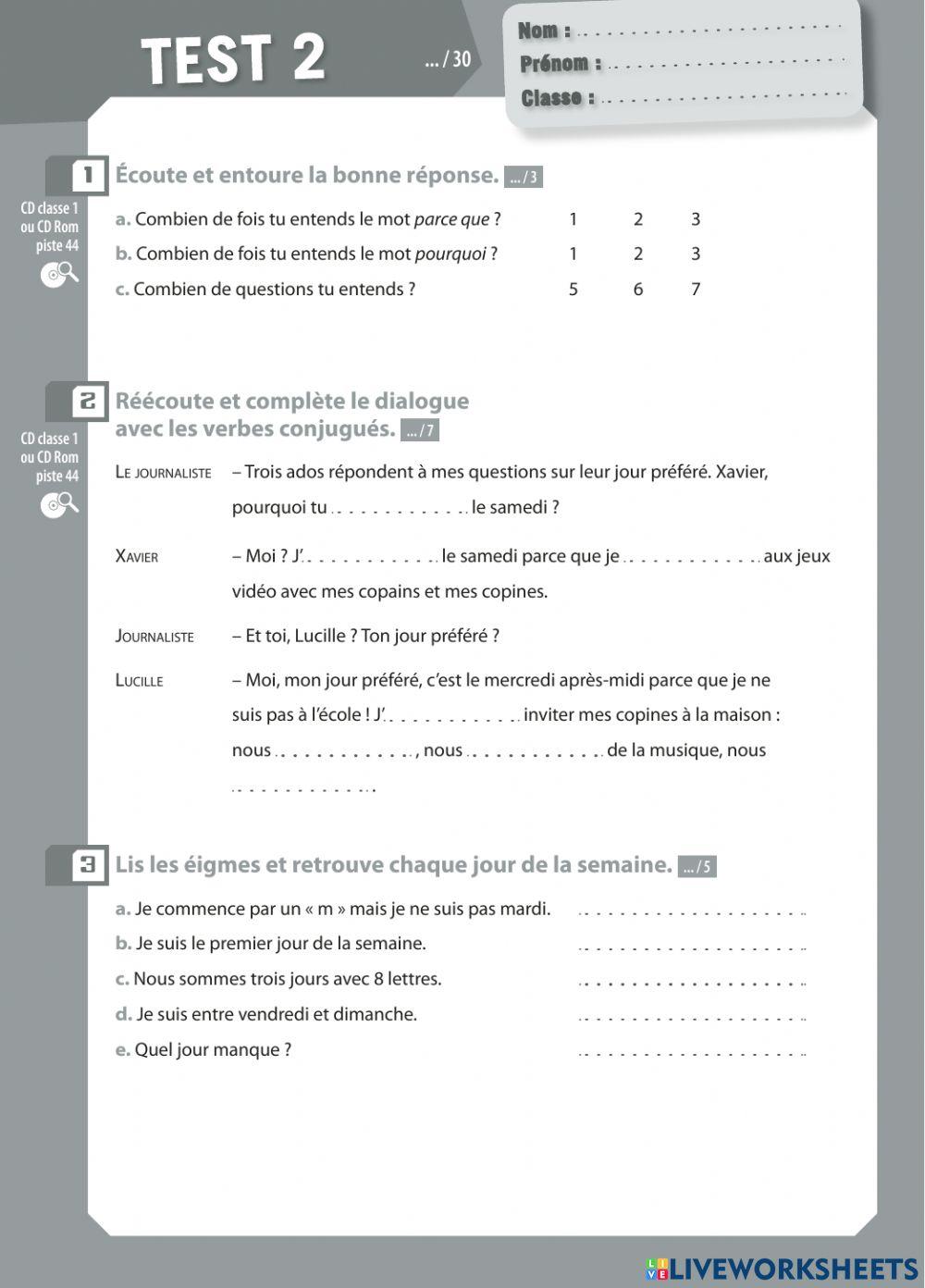 Xavier worksheet | Live Worksheets