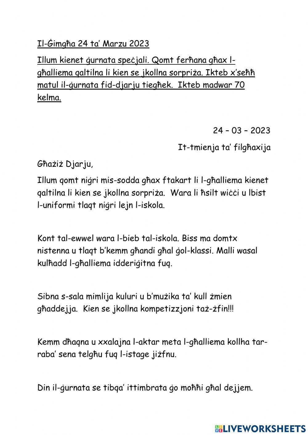 Maltese | Free Interactive Worksheets | 2328244