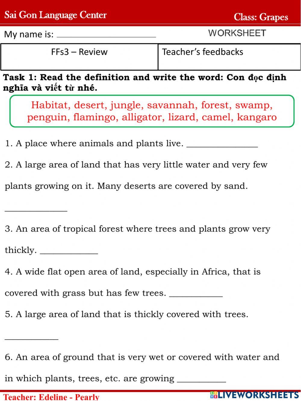 Review online exercise for Grapes | Live Worksheets